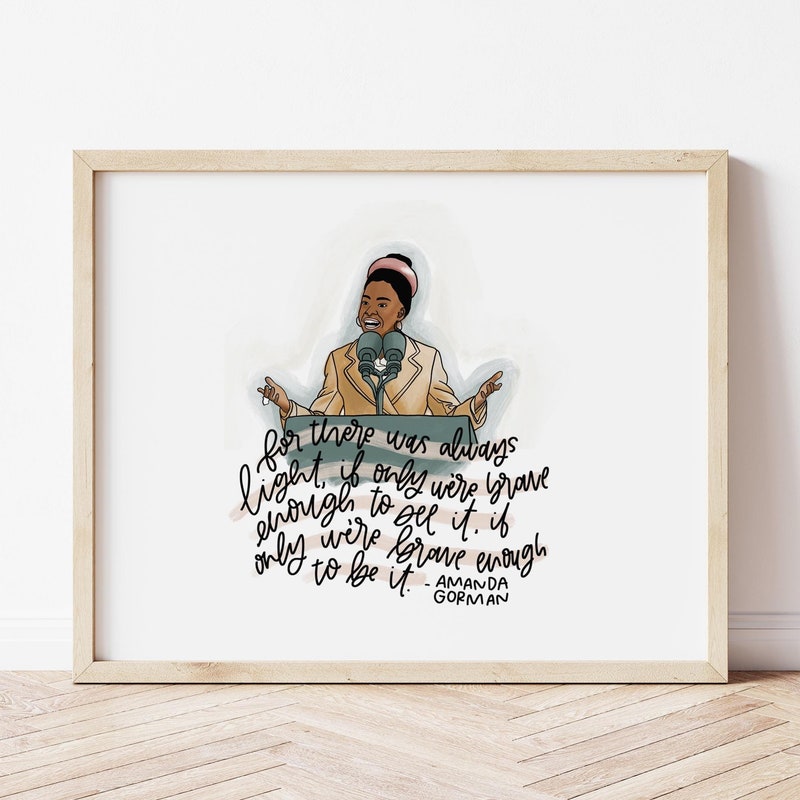 Amanda Gorman Poster - Etsy