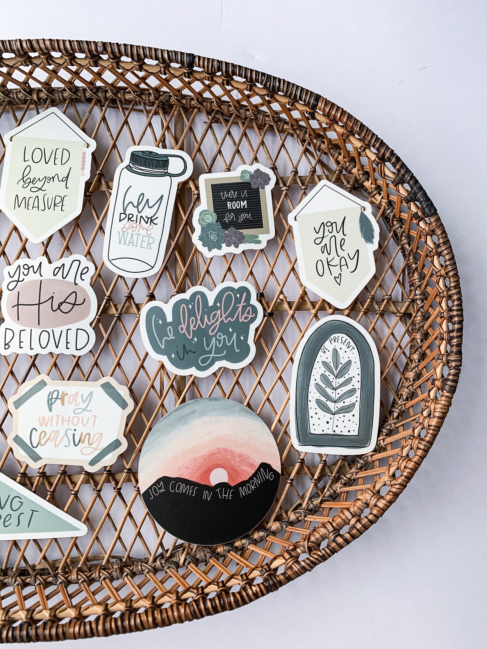 Sticker Set Christian Stickers Religious Stickers Laptop - Etsy