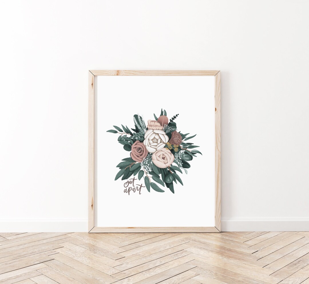 Set Apart Print | Christian Print | Bible Verse Wall Art | Scripture ...