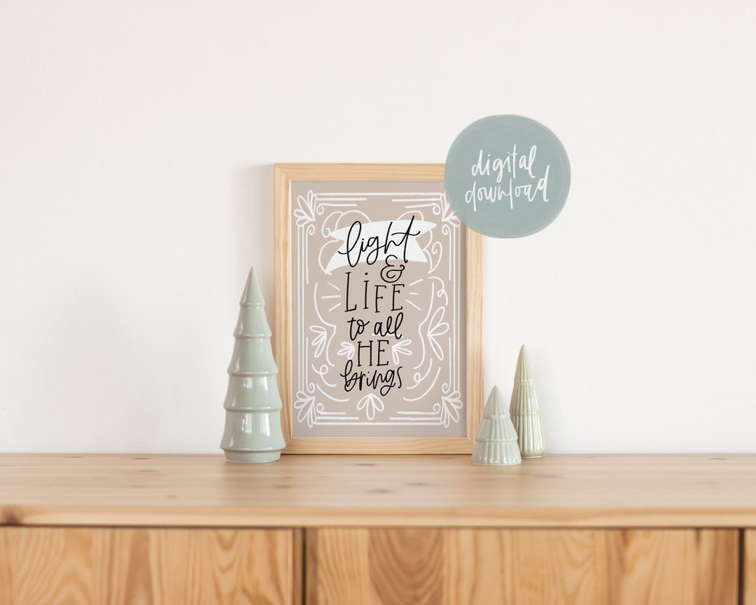 Hark the Herald Angels Sing | Christian Christmas Printable | Religious ...