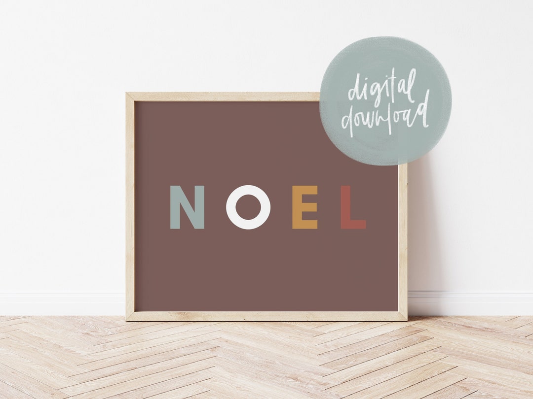 Noel Christmas Printable | Noel Sign | Noel Christmas Sign | Cozy ...