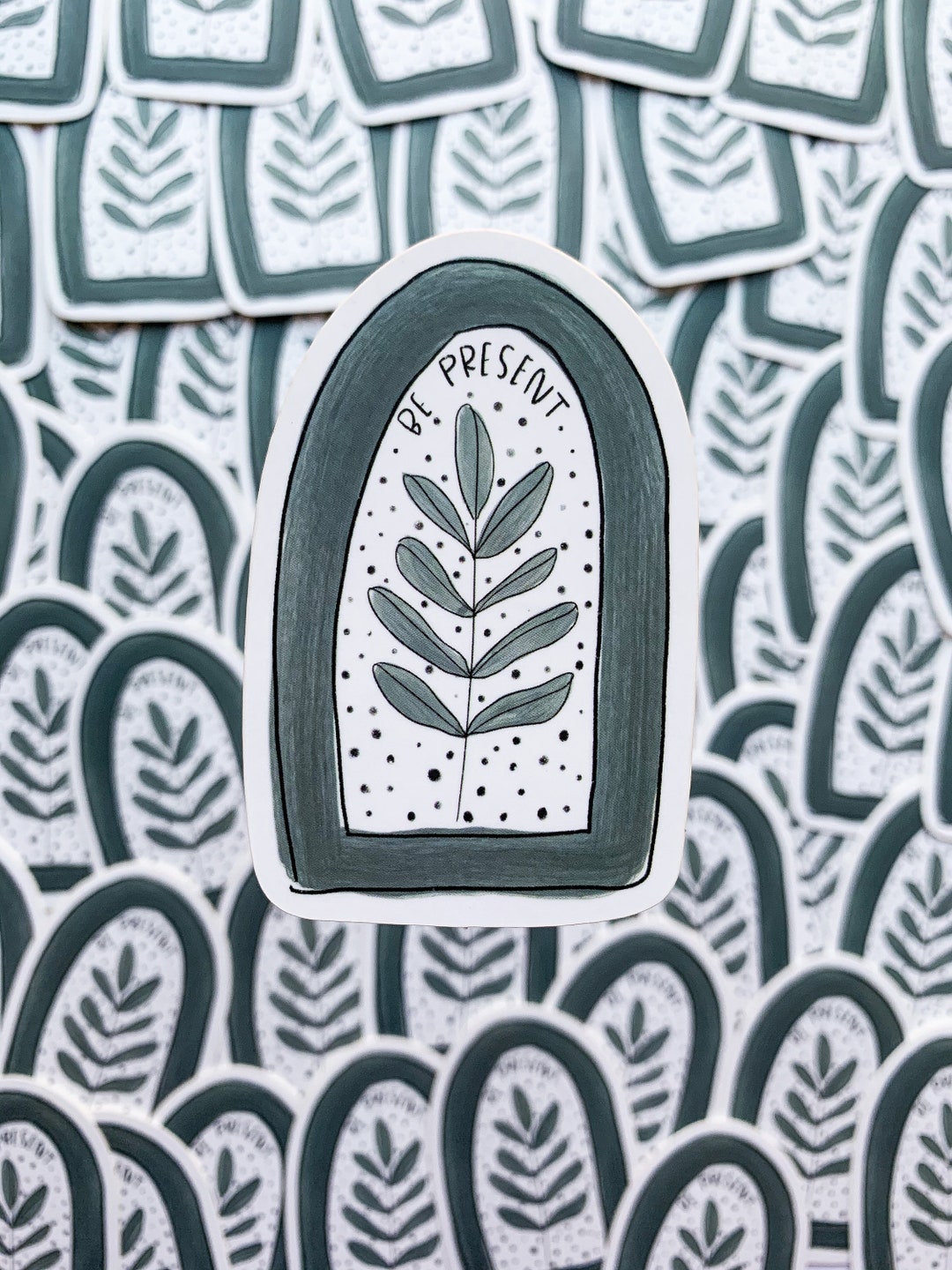 Mental Health Sticker | Be Present Sticker | Self Care Sticker | Mental ...