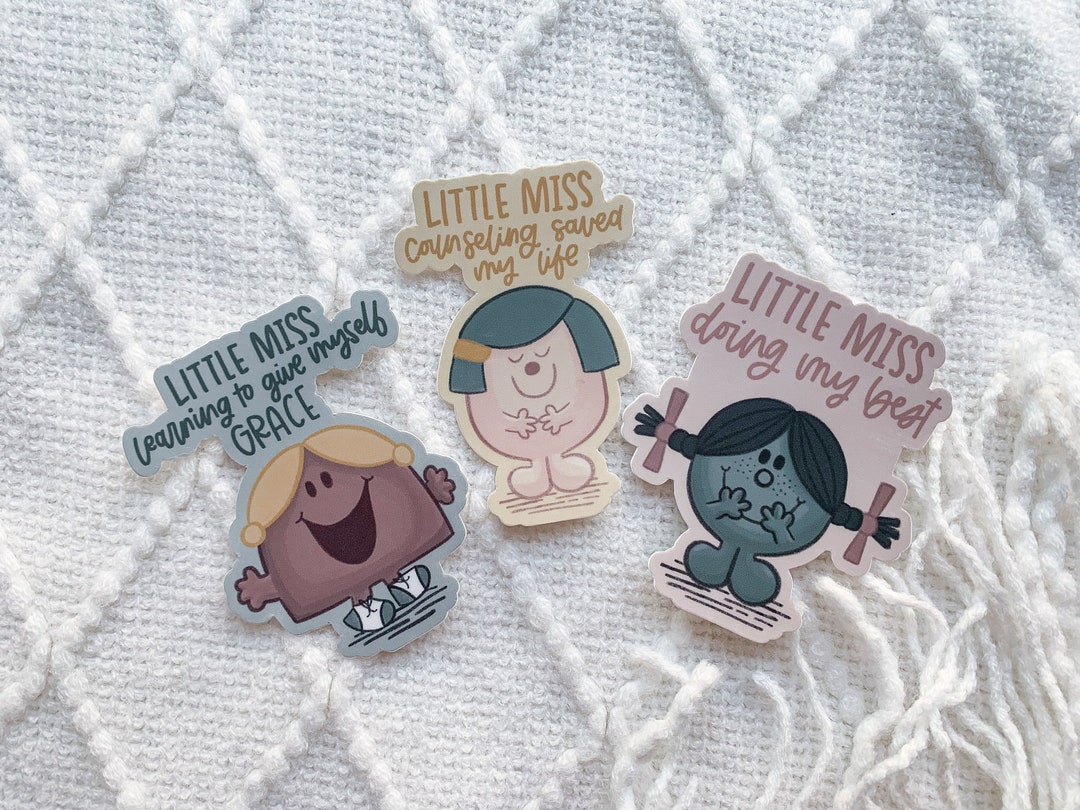 Little Miss Stickers | Little Miss Sticker Pack | Mental Health ...