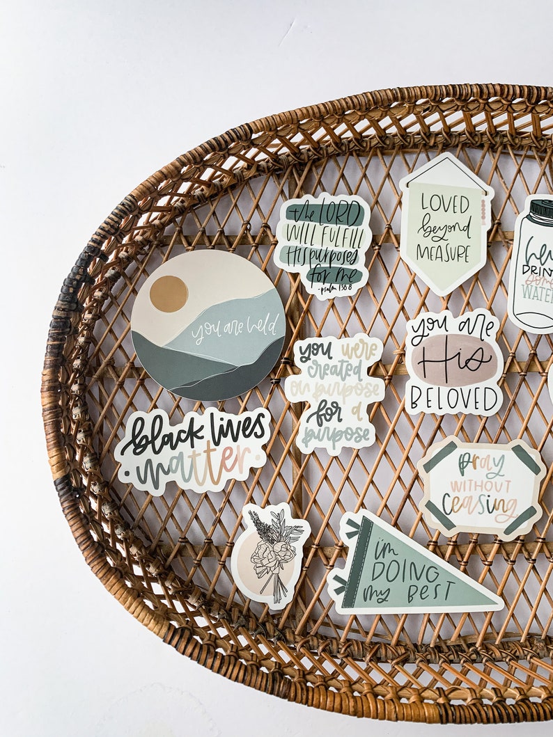 Sticker Set Christian Stickers Religious Stickers Laptop - Etsy