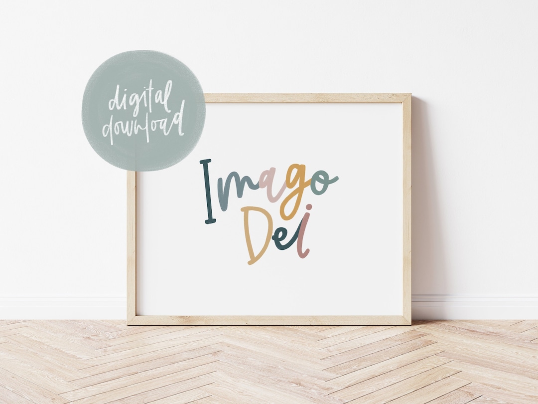 Imago Dei Digital Print | Image of God | Christian Printable Art ...