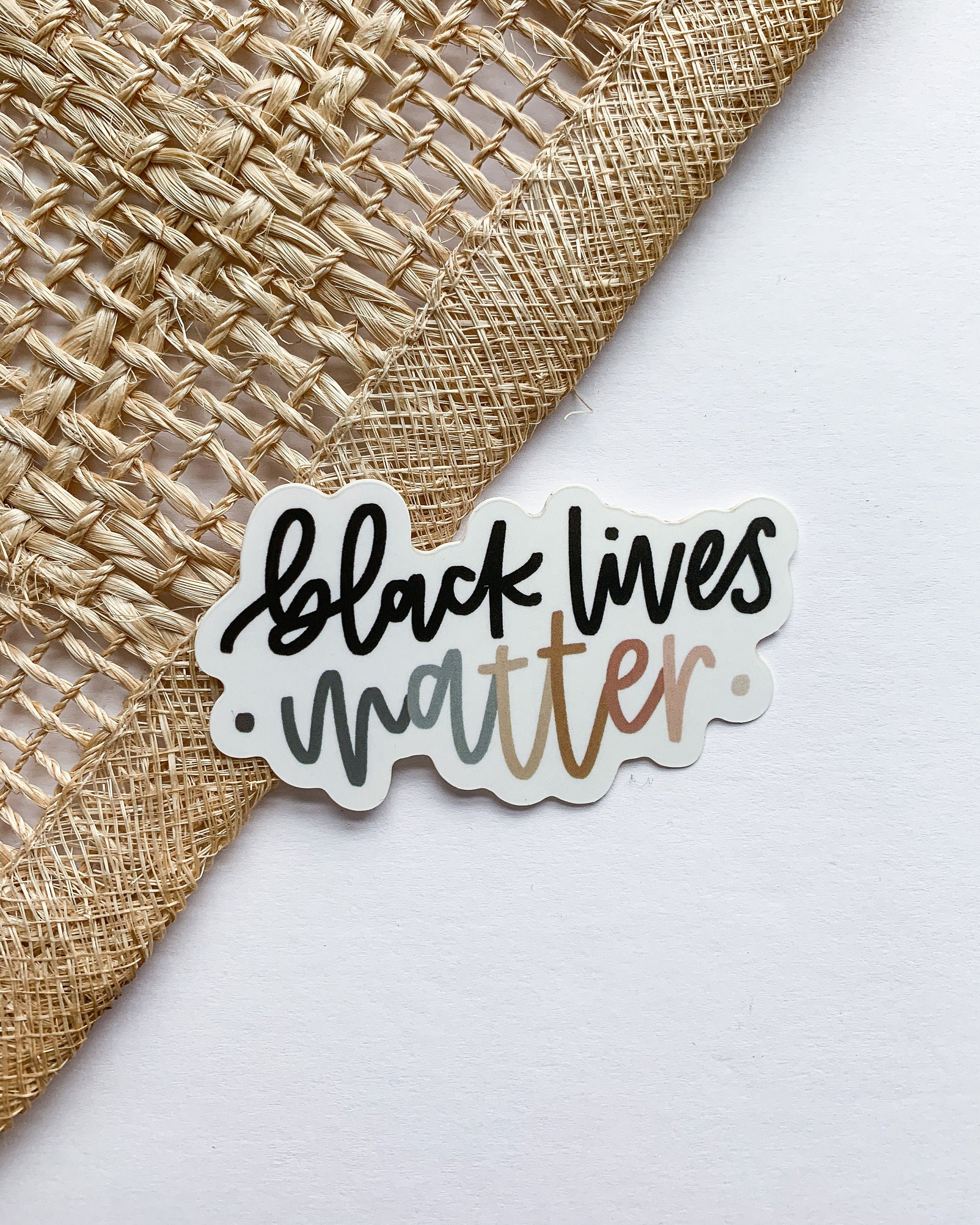 Black Lives Matter Sticker BLM Sticker Encouraging Sticker | Etsy