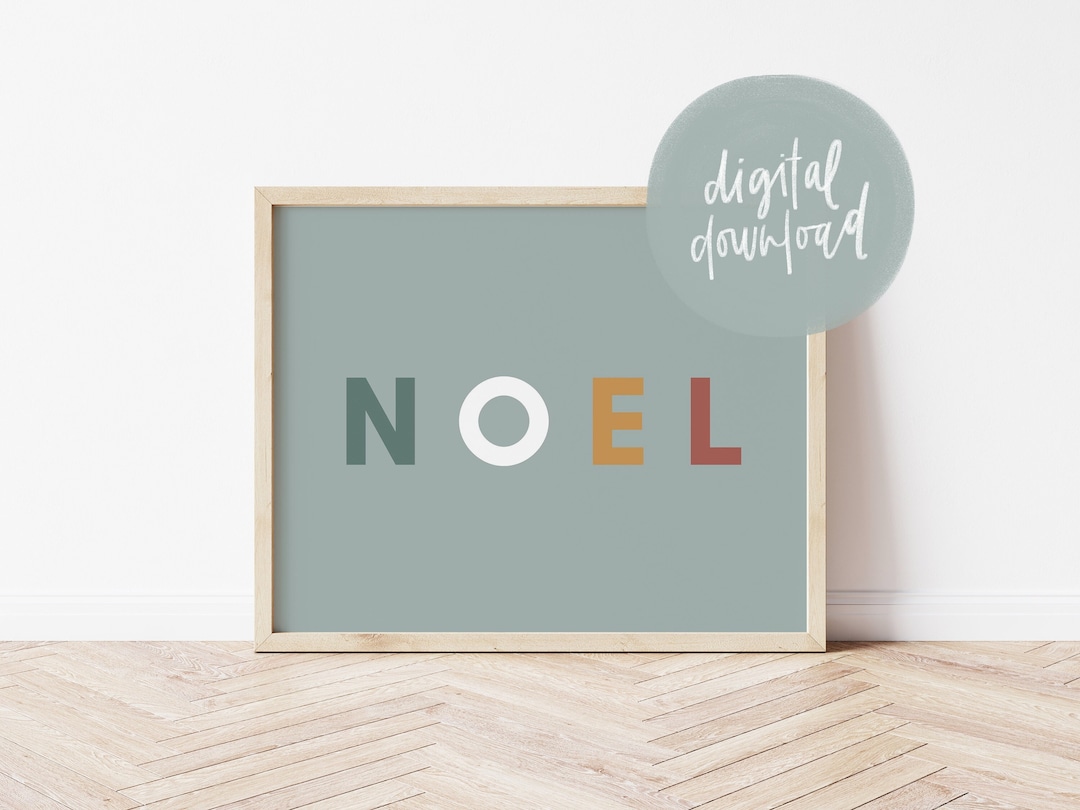 Noel Christmas Printable | Noel Sign | Noel Christmas Sign | Cozy ...