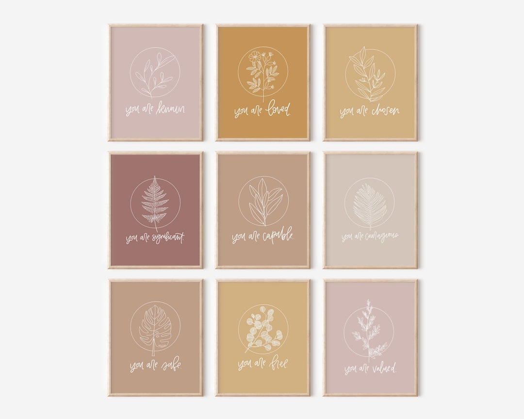 Positive Affirmation Cards Set | Positive Affirmations Poster | Mental ...