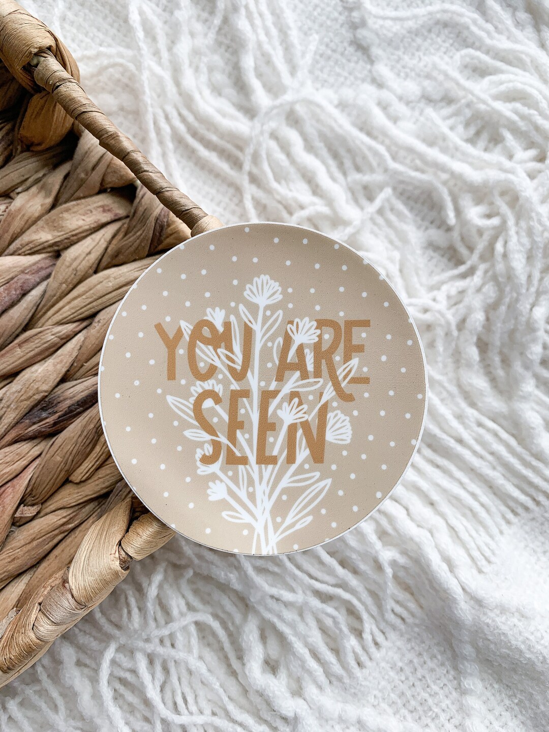 You Are Seen Sticker | Mental Health Stickers | Positive Affirmation ...