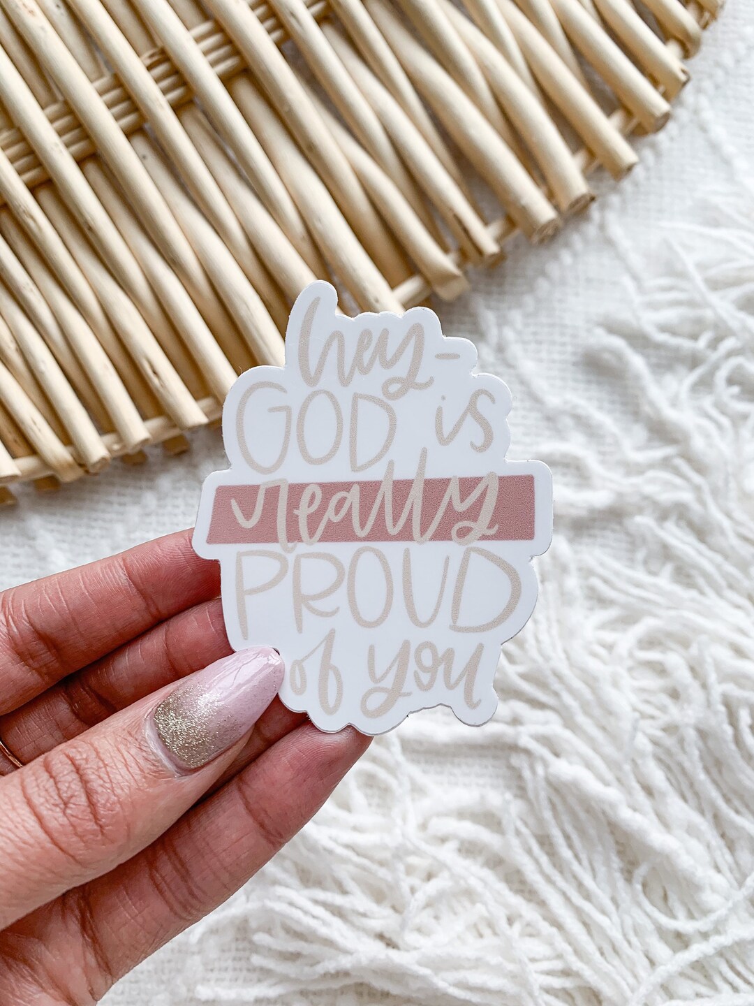 Christian Stickers | God is Really Proud of You Sticker | Faith ...