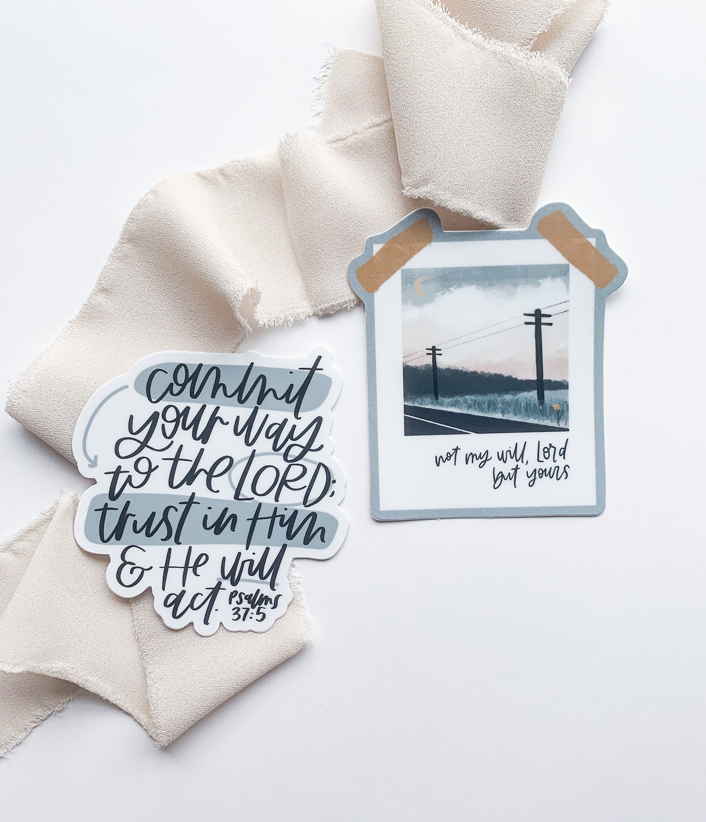 Christian Sticker | Not My Will, Lord, but Yours Sticker | Thy Will Be ...