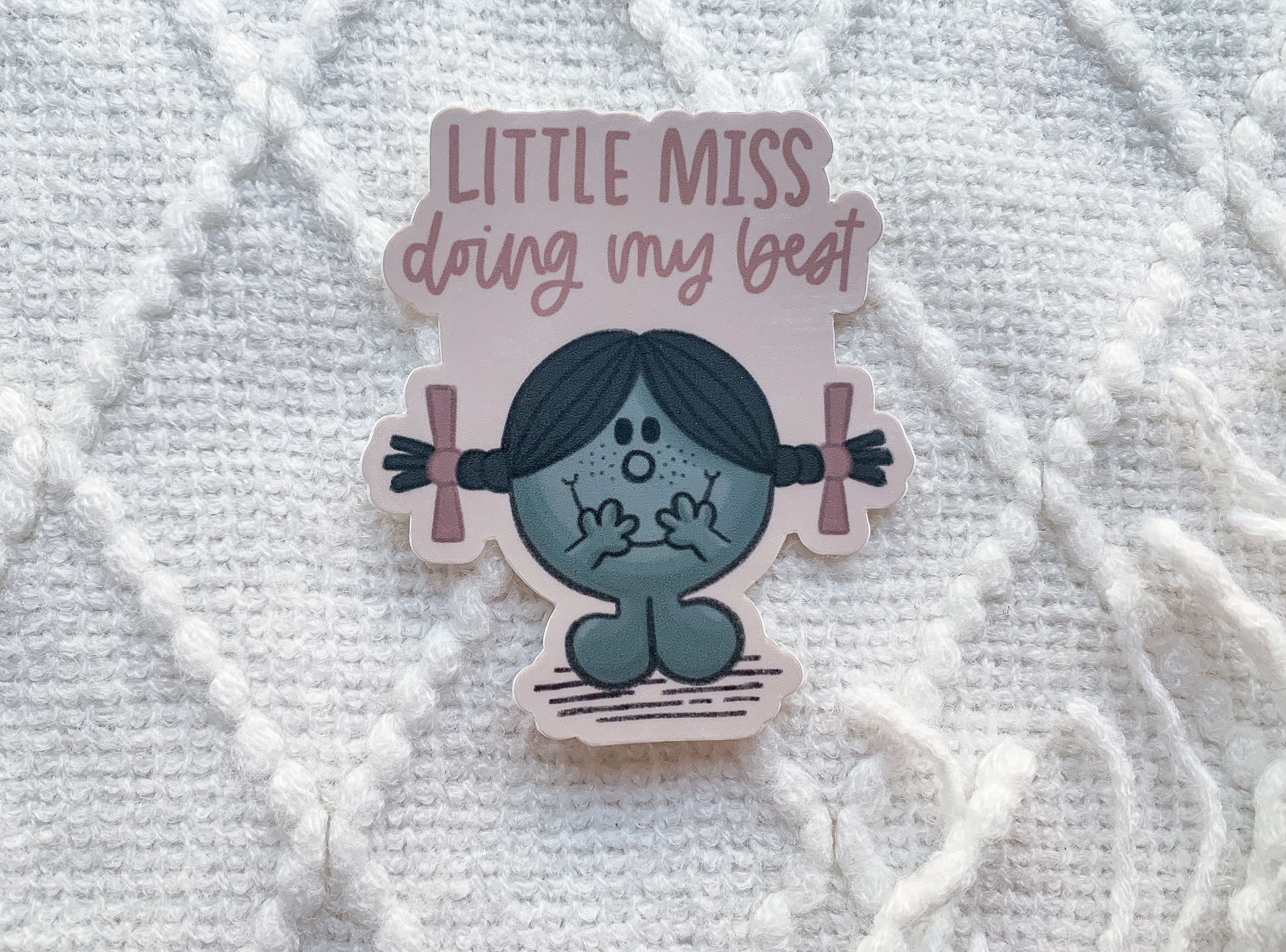 Little Miss Stickers Little Miss Sticker Pack Mental - Etsy