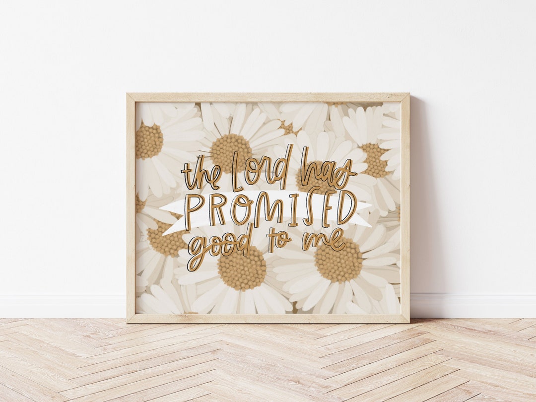Amazing Grace Print | the Lord Has Promised Good to Me | Christian ...