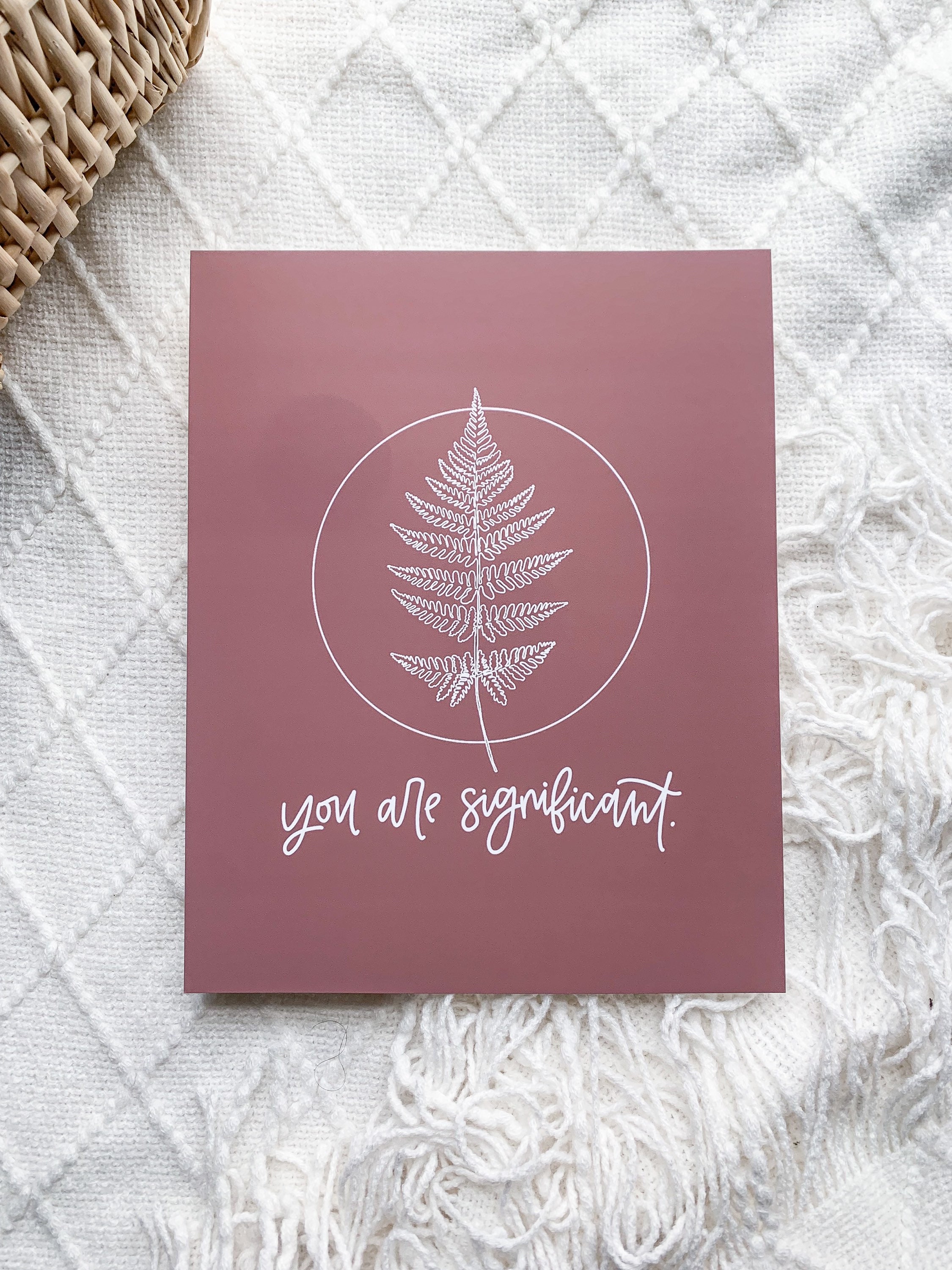 Affirmation Poster Mental Health Poster You Are - Etsy