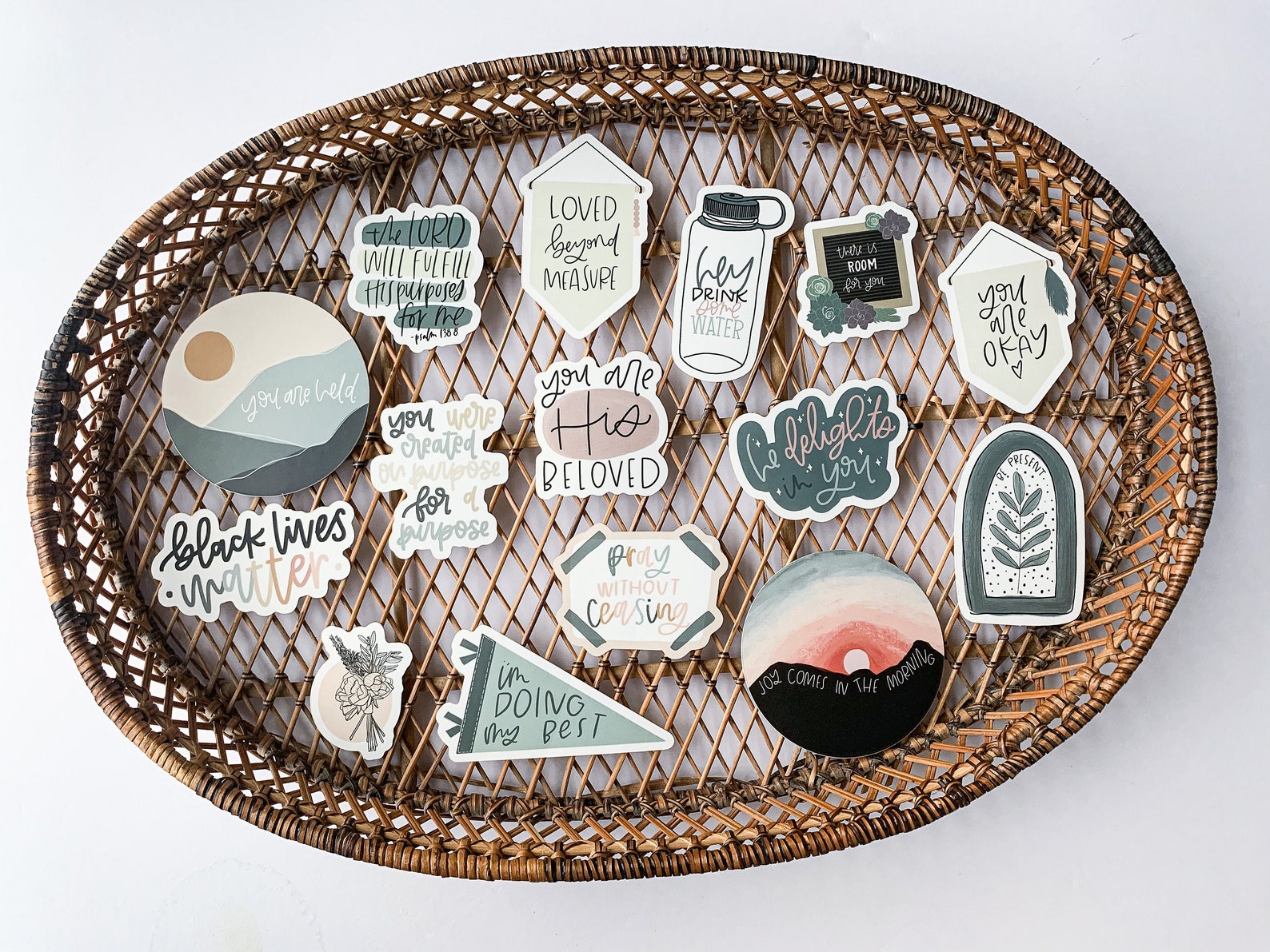 Sticker Set Christian Stickers Religious Stickers Laptop - Etsy