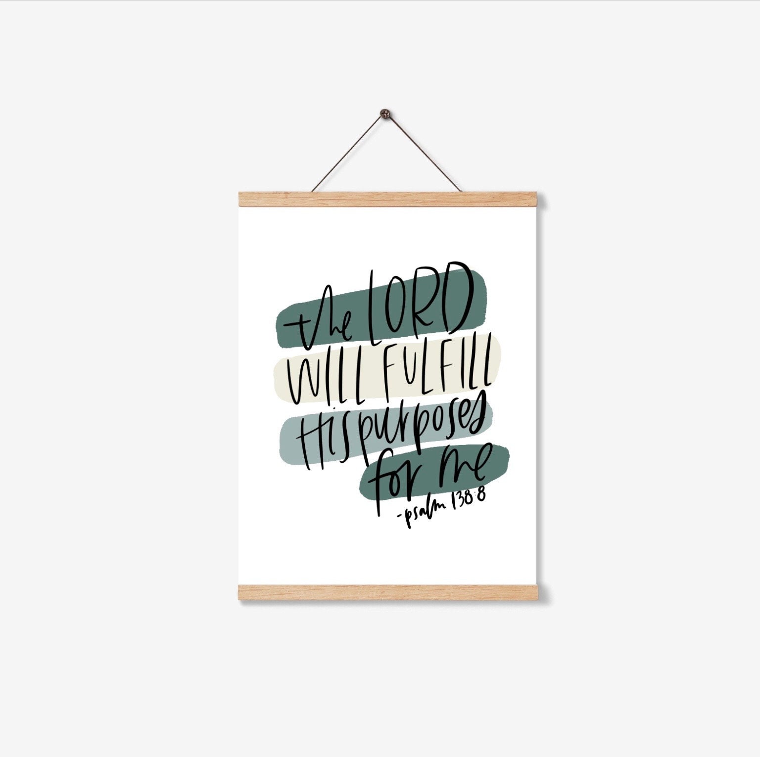 Bible Verse Printable Art the Lord Will Fulfill His Purposes - Etsy Canada