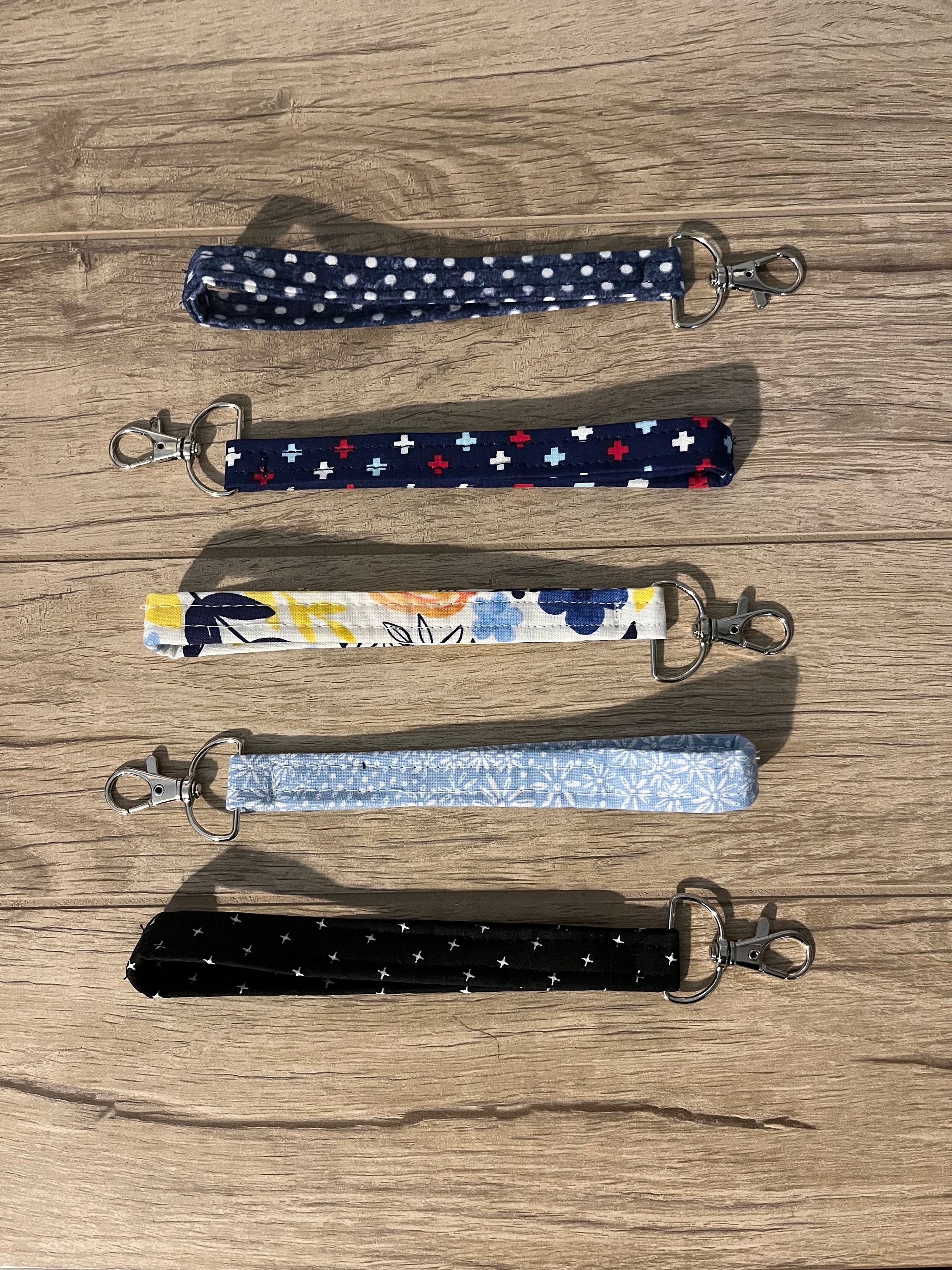 Keychain 1/2 Width Key Fob Cotton Keychain Swivel Clasp Keychain - Etsy