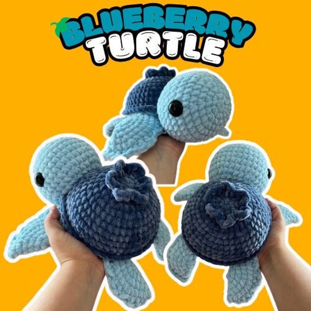 Blueberry Turtle - Etsy