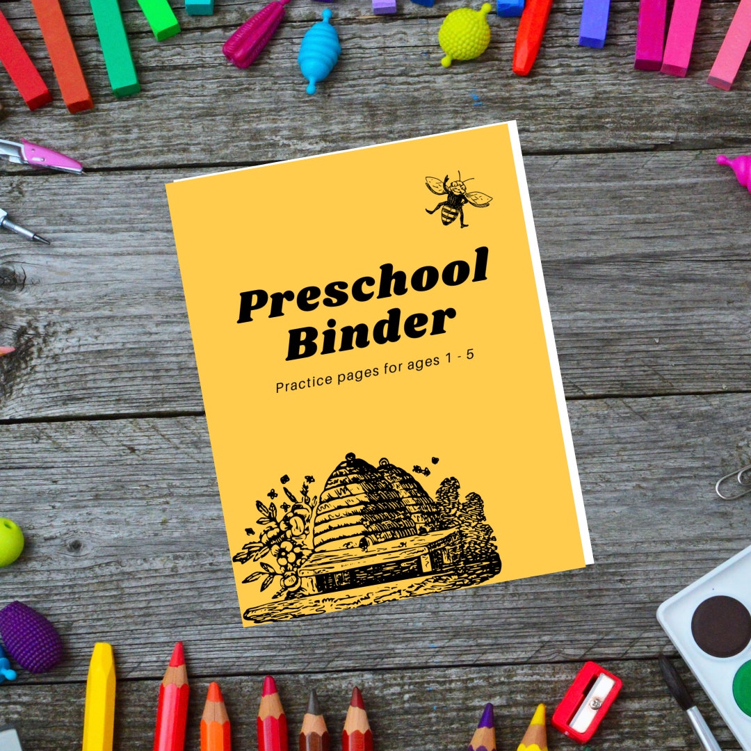 Preschool Binder Printable Matching & Tracing Worksheets for ...