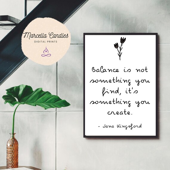 Quote Print Inspirational Quotes Print Office Printable Wall | Etsy