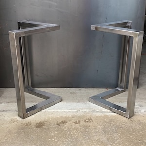 L Shaped Metal Legs, Metal Legs, Steel Legs, Coffee Table Legs ...