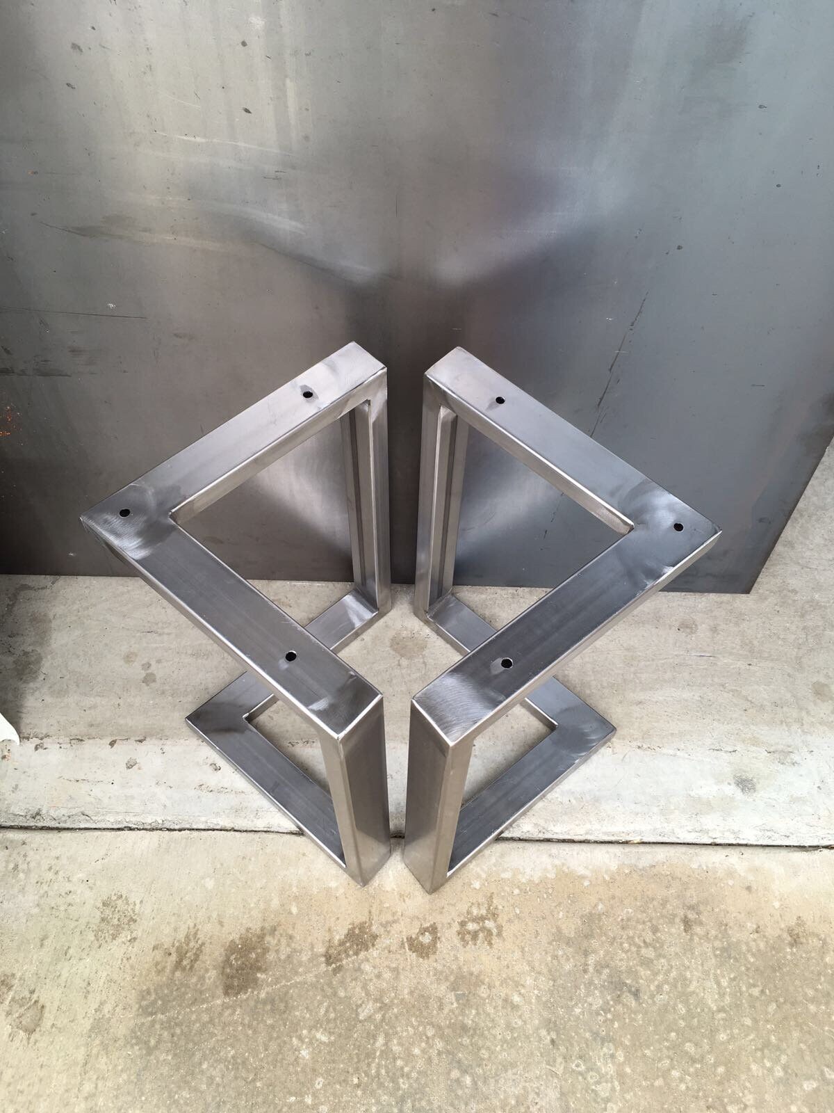 L Shaped Metal Legs, Metal Legs, Steel Legs, Coffee Table Legs ...