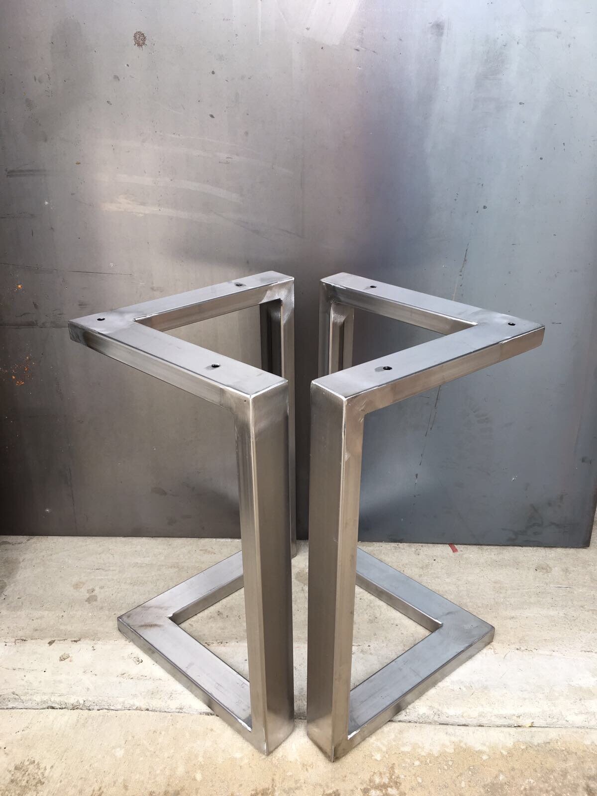 L Shaped Metal Legs, Metal Legs, Steel Legs, Coffee Table Legs ...