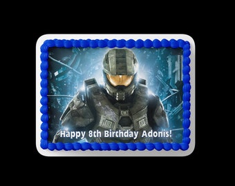 Master Chief Cake Topper - Etsy