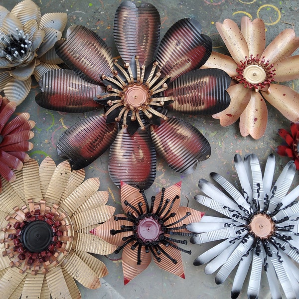 Upcycled Metal Art - Etsy