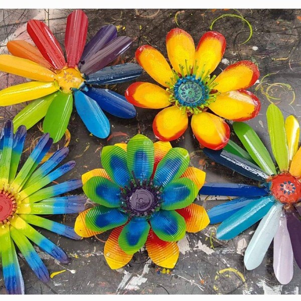 Tin Can Flowers - Etsy