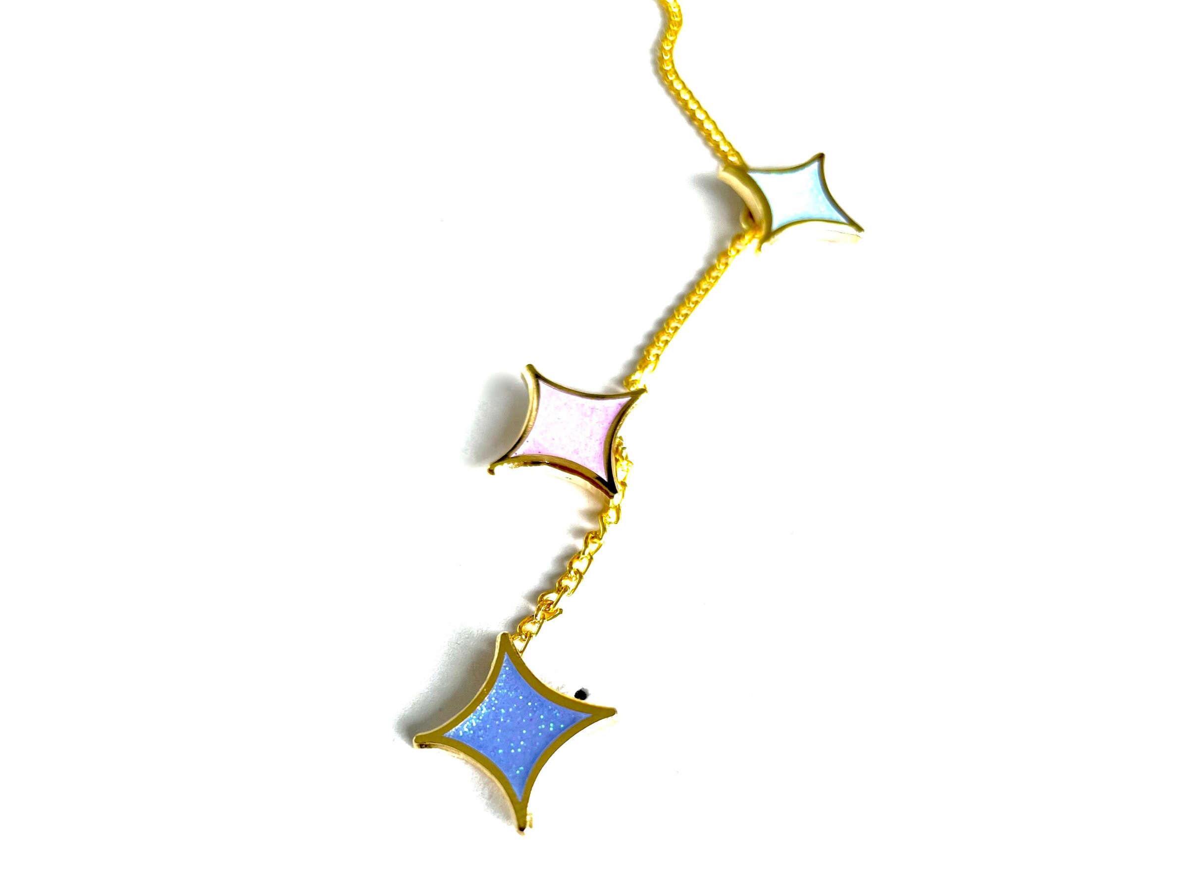 PISCES Enamel Pin Set - Removable Glitter Star Pins Astrology Zodiac ...