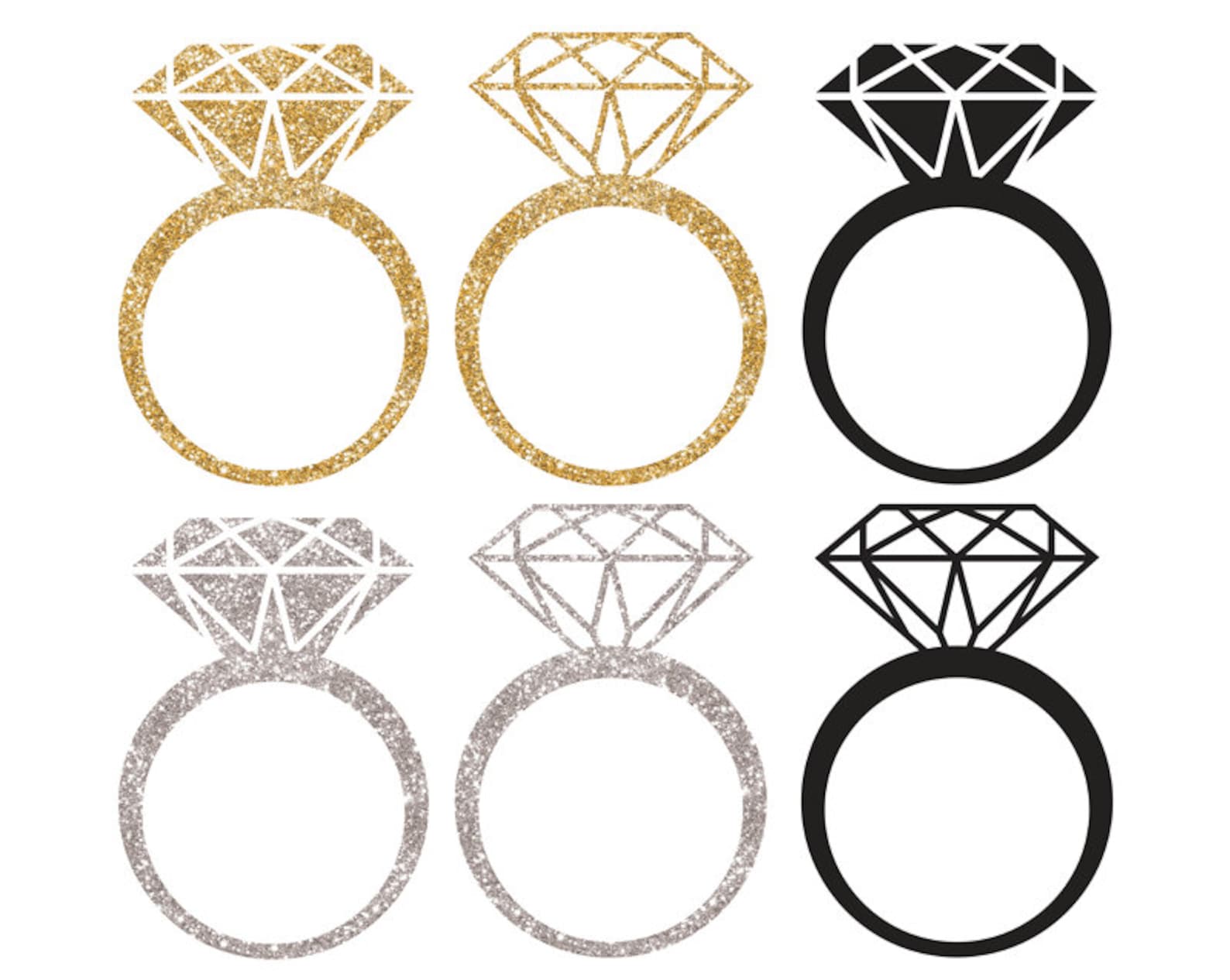 Ring SVG Cut File for Cricut and Silhouette. Digital Clipart - Etsy