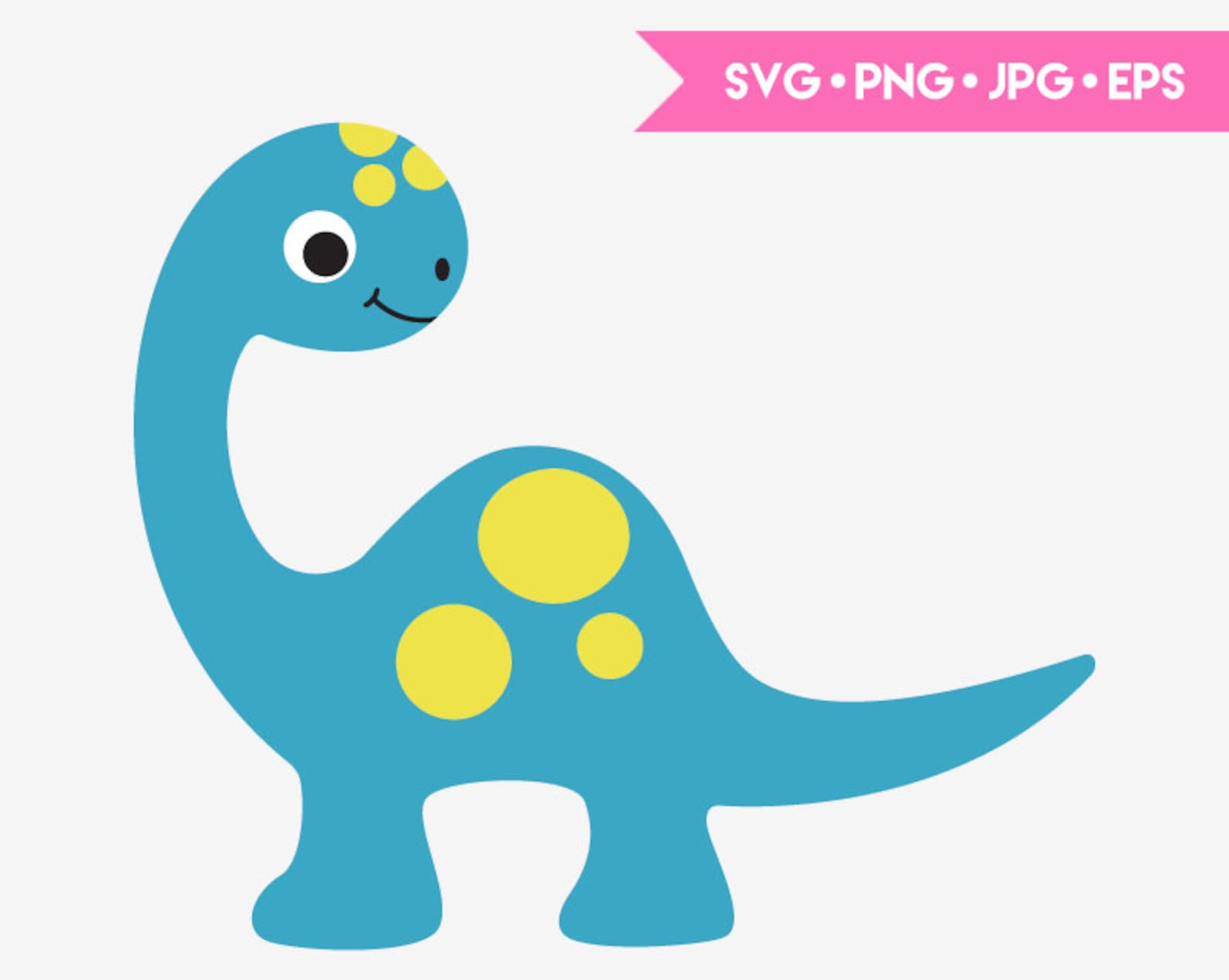 Lindo dinosaurio SVG archivo de corte para Cricut y Silueta. - Etsy España