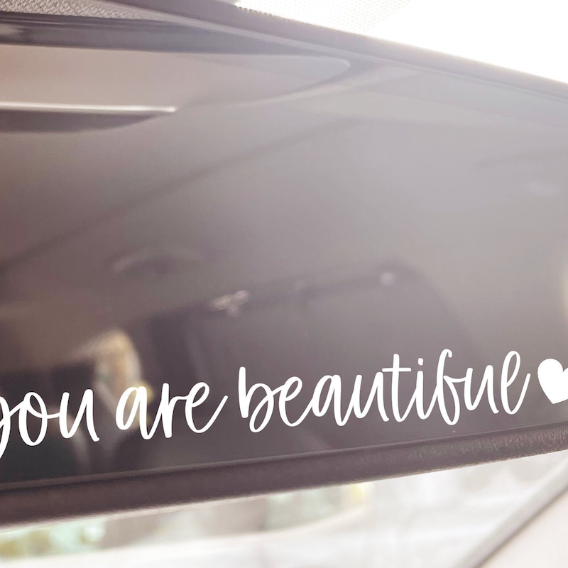 Vanity Mirror Decal - Etsy