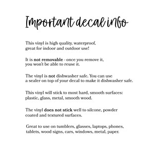 Mirror Vinyl Decal Positive Quote You Are Enough - Etsy