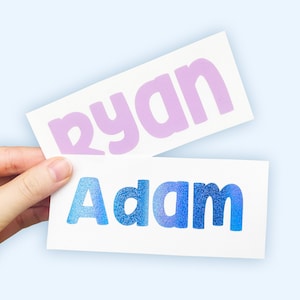 Custom Vinyl Decal Stickers for Boys or Kids, Personalized Stickers for ...