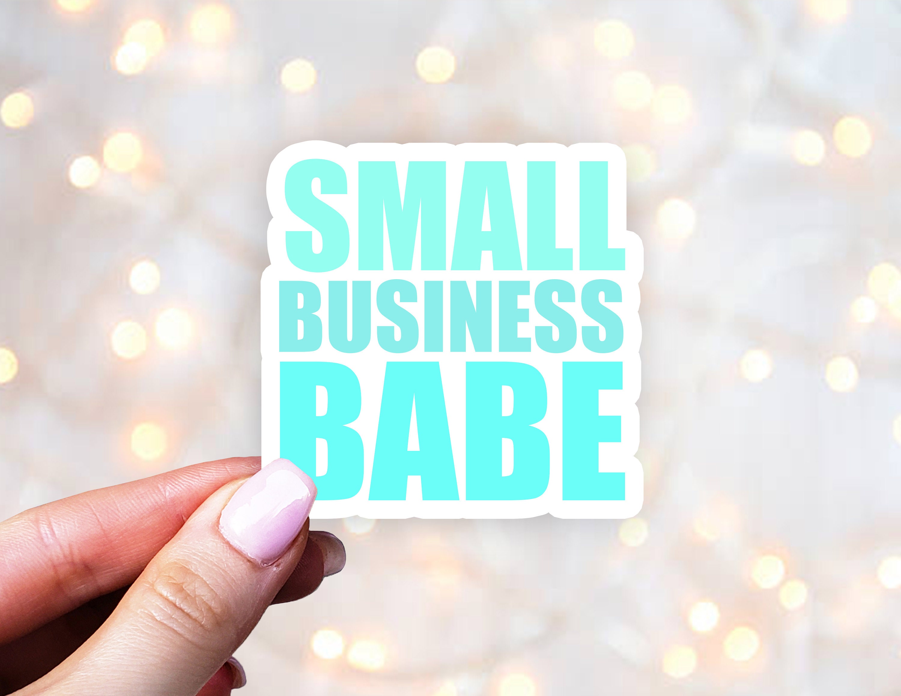 Small business babe sticker business owner sticker small | Etsy