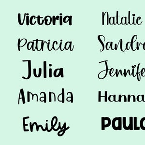 Personalized Name Sticker for Tumbler, Vinyl Decal for Laptop, Name ...