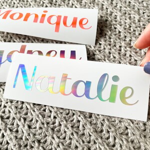 Personalized Name Sticker for Tumbler, Vinyl Decal for Laptop, Name ...