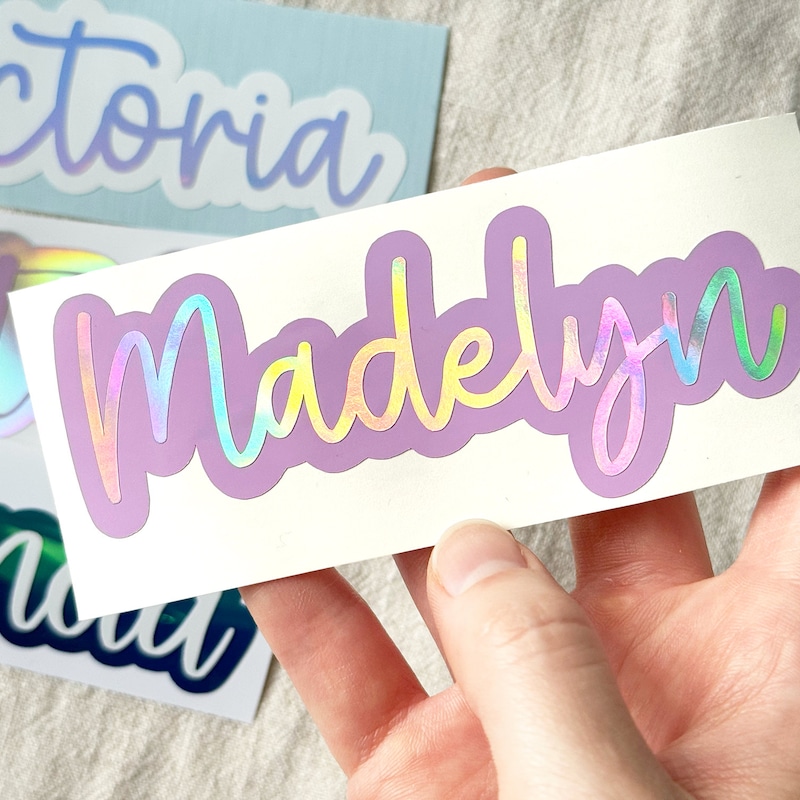 Name Stickers - Etsy