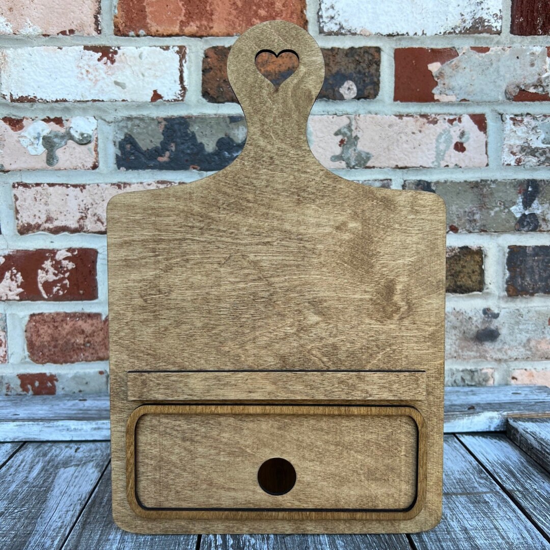 DIY Farmhouse Breadboard Kit: Unfinished Wood With Easel - Etsy