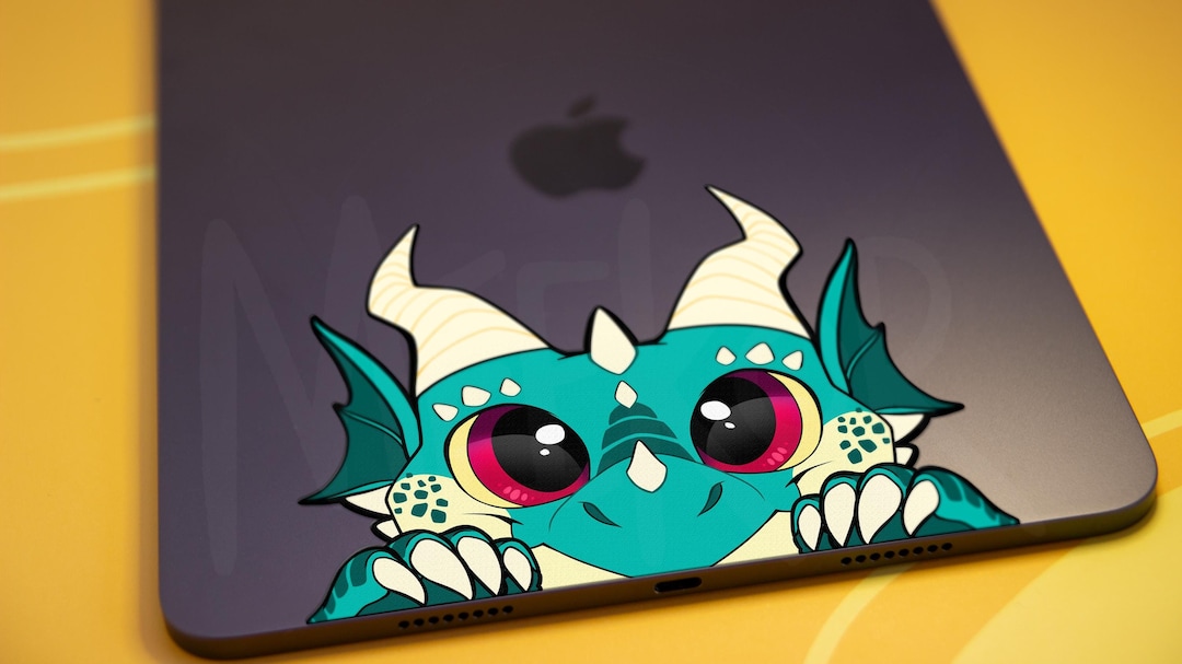 DRAGON PEEPER | Blue Dragon High Quality Matte Waterproof Vinyl Sticker ...