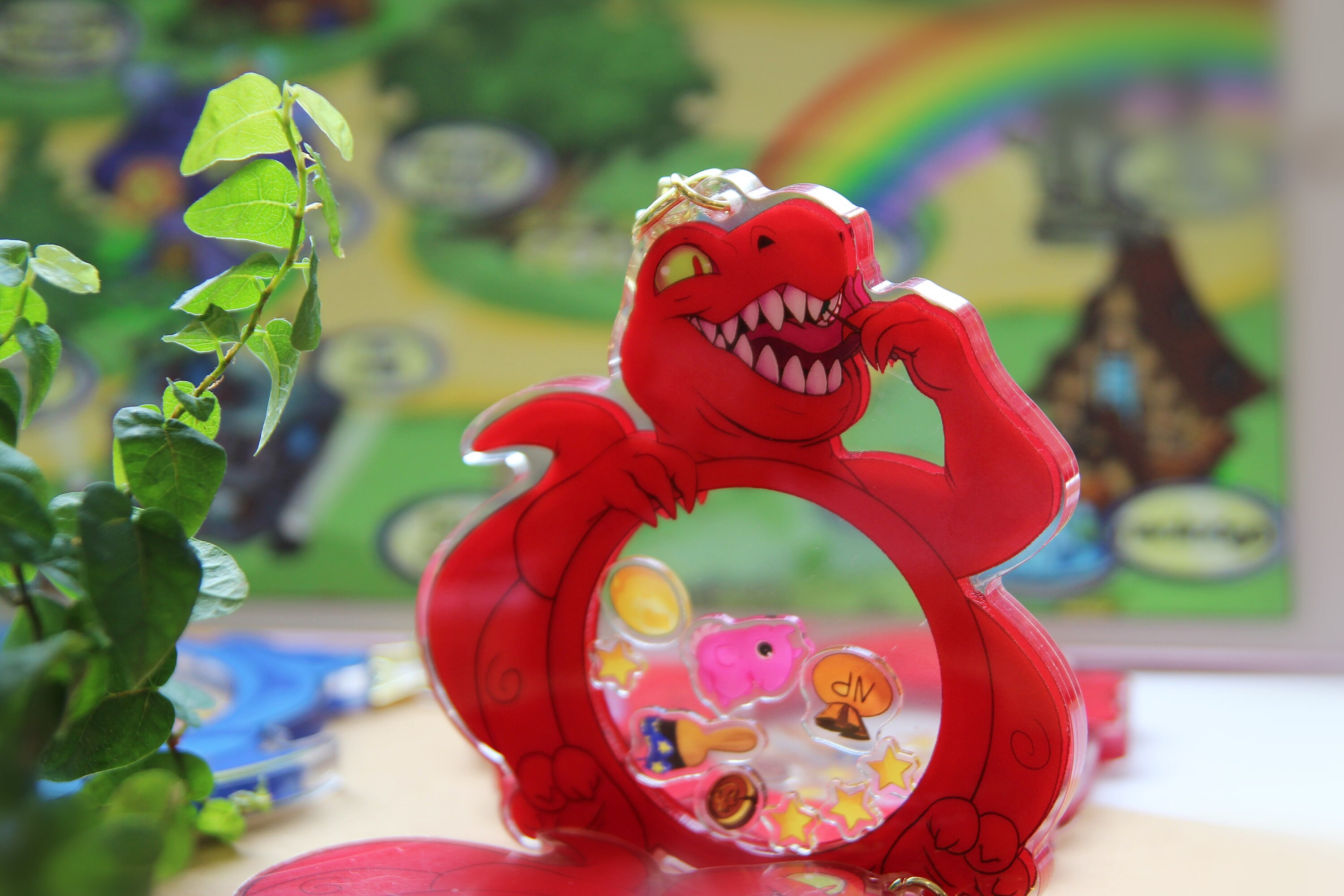 HUNGRY GRARRL Neopets Inspired Acrylic Shaker Keychain | Etsy