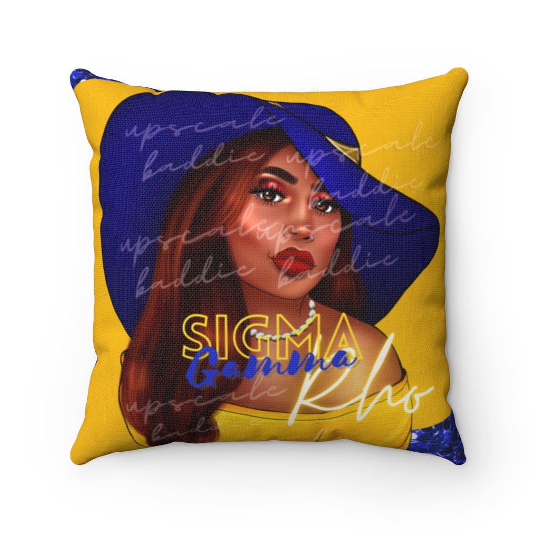 Sigma Gamma Rho Inspired Sorority Throw Pillow Sisterhood Rhoyalty ...