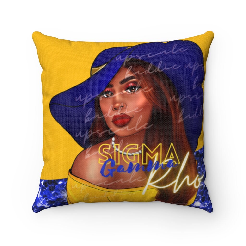Sigma Gamma Rho Inspired Sorority Throw Pillow Sisterhood Rhoyalty ...