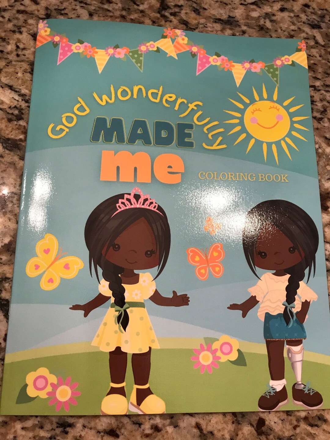 Toddler Preschoolers Coloring Book Christian God Wonderfully Made Bible ...