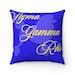 Sigma Gamma Rho Inspired Throw Pillow Sisterhood Divine Nine Soror ...
