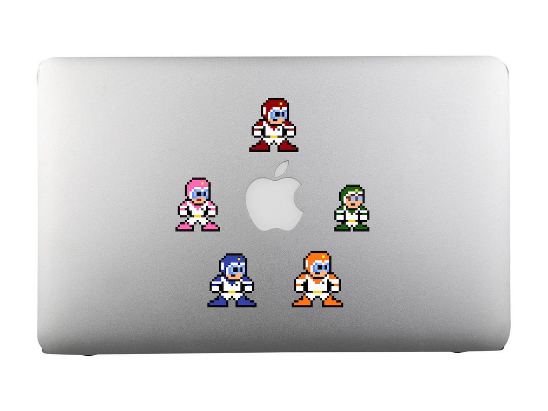 8bit Vinyl Decals, VOLTRON, Set of 5, Pixel Art, Sticker Sheets, for ...