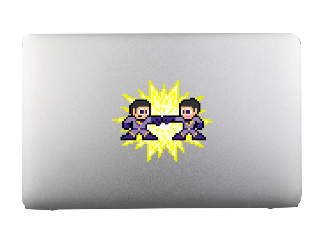 8bit Vinyl Decals, WONDER TWINS, Pixel Art, Sticker Sheets, for Laptops ...