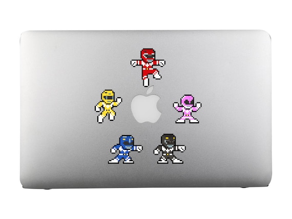 8bit Vinyl Decals Morphin Power Ranger Set of 5 Pixel Art - Etsy